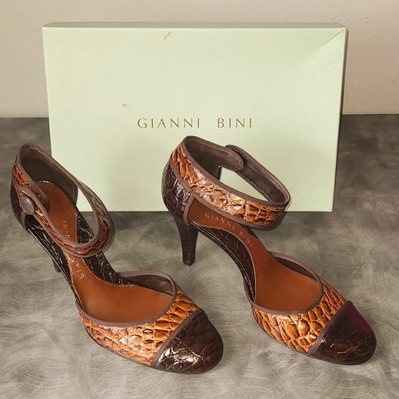 Gianni Bini | Shoes | Amazing Gianni Bini Ellie Style Brown Nutty Heels ...